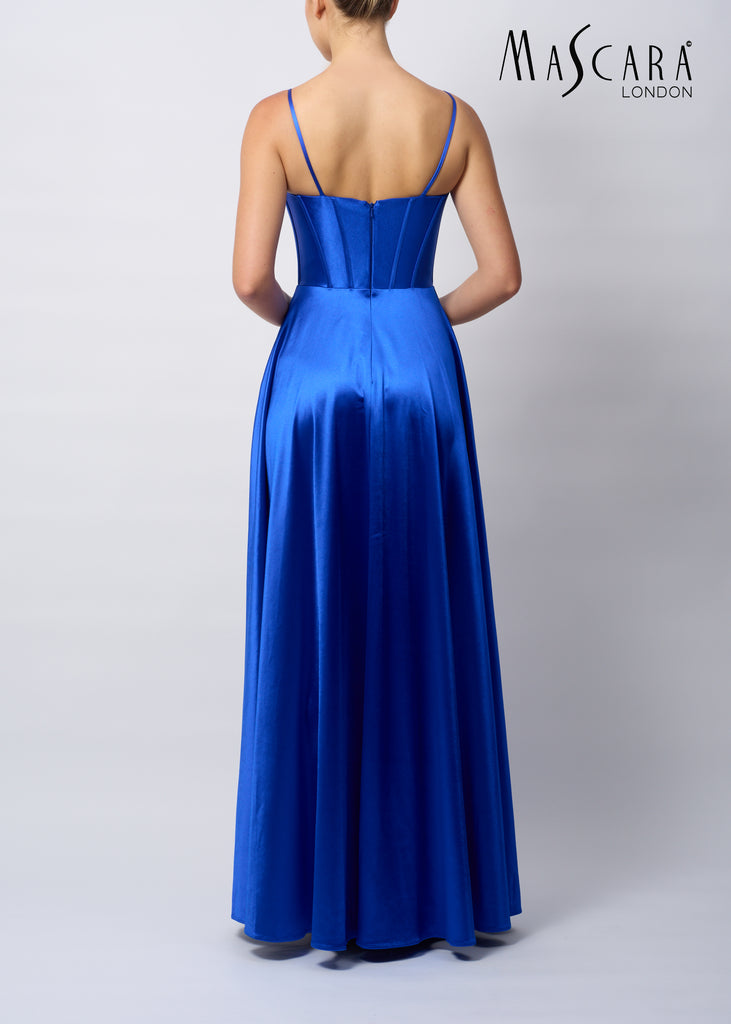 Mascara Mc12429 Pleated A line Royal blue – revolve store