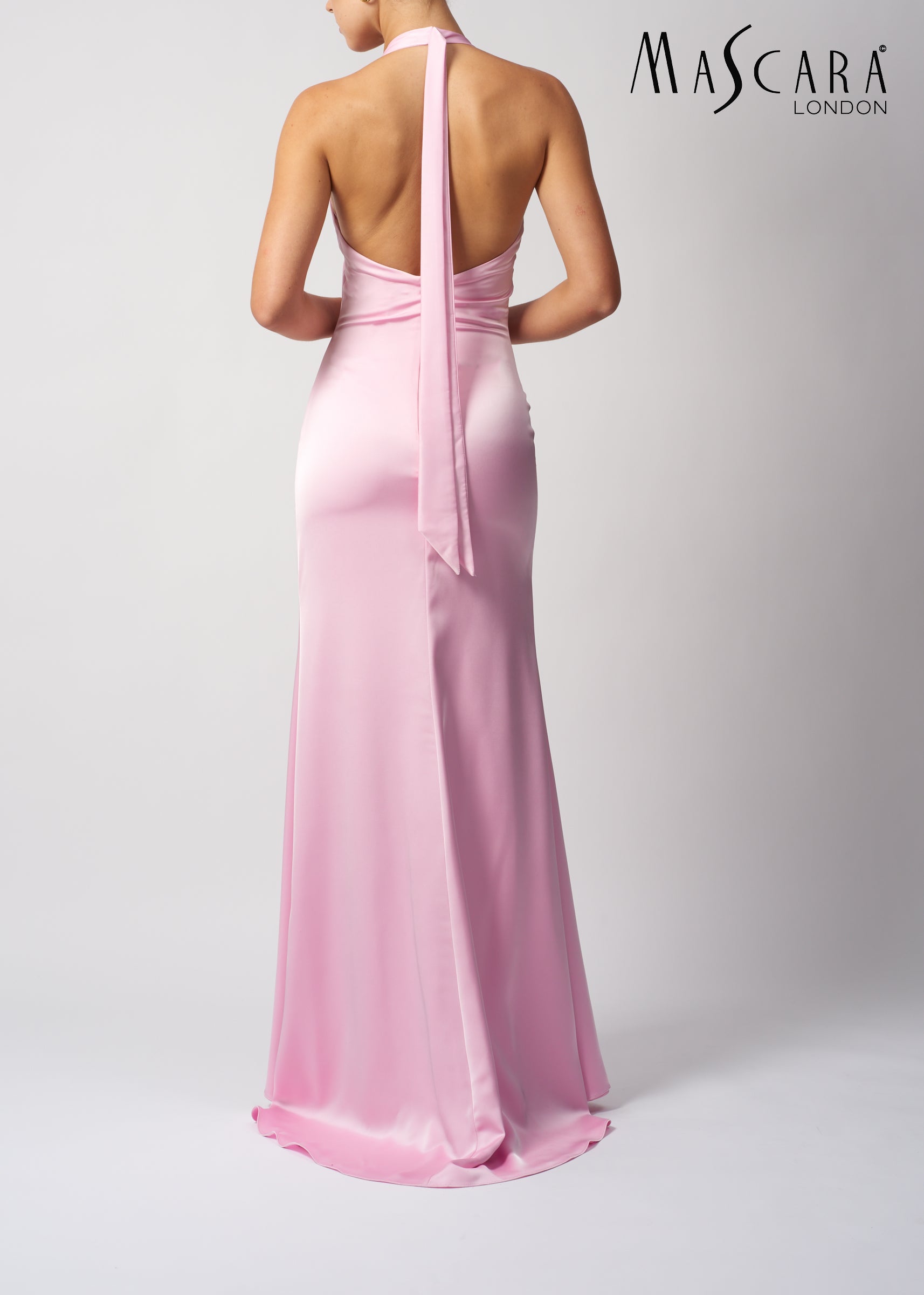 Mascara MC19527 Tie Back satin PINK – revolve store