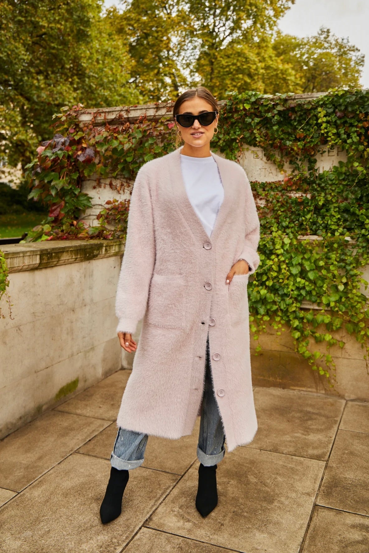 Libby loves Nova Coatigan pink – revolve store